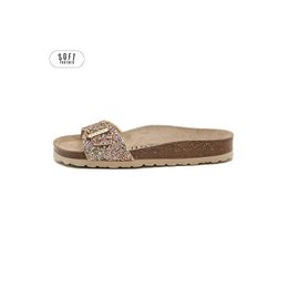 teegu Pantoletten in Gold - 34% | Gr&ouml;&szlig;e 38 | Damen-pantoletten
