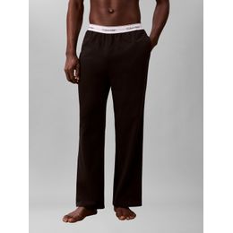 Herren Schlafhose "ICON / ESSENTIALS SLEEP PANT", Calvin Klein Underwear, Gr. Sschwarz, Jersey, Obermaterial: 100% Baumwolle, Hosen, Mit elastischem