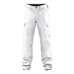K&Uuml;BLER WORKWEAR K&uuml;bler ORGANiQ Hose 2448 weiss Gr&ouml;&szlig;e 44 ; K&uuml;bler Workwear (2448 1414-10-44)