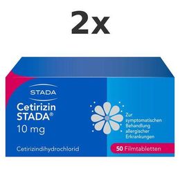 2x Cetirizin STADA 10 mg Filmtabletten 50 St