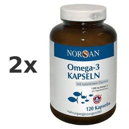 2x Norsan Omega-3 Kapseln 120 St