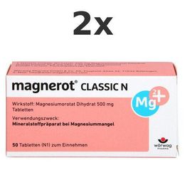 W&Ouml;RWAG PHARMA 2x Magnerot Classic N Tabletten 50 St