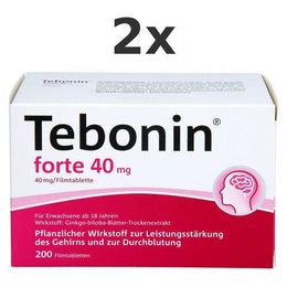 2x Tebonin forte 40 mg Filmtabletten 200 St