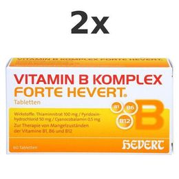 2x Vitamin B Komplex forte Hevert Tabletten Set 60 St