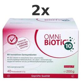 INSTITUT ALLERGOSAN Deutschland (privat) GmbH 2x Omni BiOTiC 10 Pulver Beutel 40 St