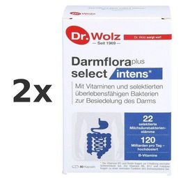 Dr. Wolz Zell GmbH 2x Darmflora plus select intens Kapseln Set 80 St