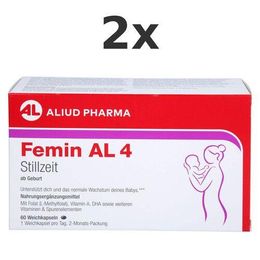 ALIUD 2x Femin Al 4 Stillzeit Weichkapseln 60 St