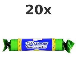 20x Soldan Tex Schmelz Traubenzucker Apfel Rolle 33 g