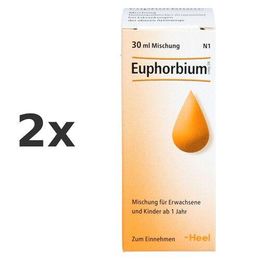 Heel 2x Euphorbium Compositum Sn Tropfen Set 30 ml