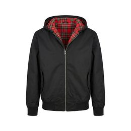 Brandit Herren Allwetterjacke "Brandit Herren Hooded Lord Canterbury Jacket"schwarz, Gr. M, kariert, 65% Polyester, 35% Baumwolle, Jacken