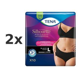 Essity Germany GmbH 2x Tena Silhouette plus L black Inkontinenz Pants 20 St