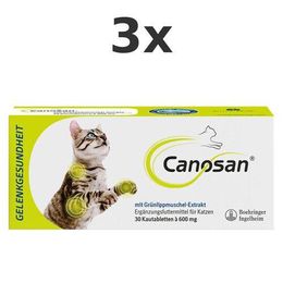 3x Canosan Kautabletten f.Katzen 30 St