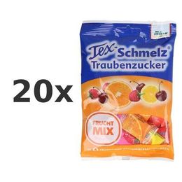 20x Soldan Tex Schmelz Traubenzucker Frucht-Mix Beutel 75 g