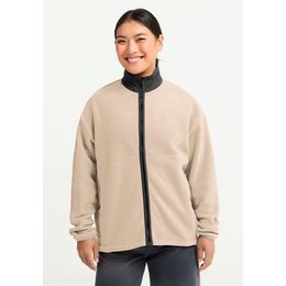 Jack Wolfskin Damen Fleecejacke "SUMETRO FZ W"oyster, Gr. XXL, Obermaterial: 100% POLYESTER. Futter: 100% POLYESTER, Jacken, Fleecejacke, POLARTEC