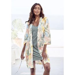 VIVANCE DREAMS BY LASCANA Kimono mehrfarbig Gr. 36/38 f&uuml;r Damen. Nachhaltig.