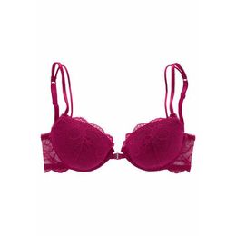 Lascana Push-up-BH pink Gr. 75A. Mit Herausnehmbaren Kissen und mit B&uuml;gel
