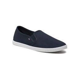 Tommy Hilfiger Shoes Slipper in Dunkelblau - 62% | Gr&ouml;&szlig;e 36 | Damen-schuhe-halbschuhe
