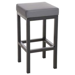 CLP Barhocker Taylor I Sitzh&ouml;he 83 cm I Gepolsterter Barstuhl mit Kunstlederbezug oder Stoffbezug I Tresenhocker mit schwarzem Metallgestell