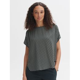 Opus Bluse in Schwarz/ Hellgrau - 42% | Gr&ouml;&szlig;e L | Damen-blusen