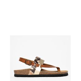 BAYTON Zehentrenner "Lajas" in Hellbraun - 45% | Gr&ouml;&szlig;e 40 | Damen-sandalen