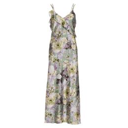 Swing Kleid in Gr&uuml;n/ Bunt - 72% | Gr&ouml;&szlig;e 40 | Damen-kleider
