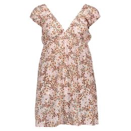 Roxy Kleid "Sandy Shores" in Beige/ Hellbraun - 58% | Gr&ouml;&szlig;e M | Damen-kleider