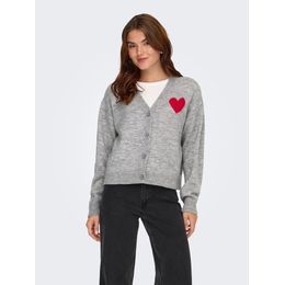 Jacqueline de Yong JDY Cardigan in Grau - 21% | Gr&ouml;&szlig;e S | Damen-pullover-cardigans