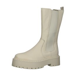Steve Madden Leder-Chelsea-Boots in Beige - 83% | Gr&ouml;&szlig;e 41 | Stiefeletten