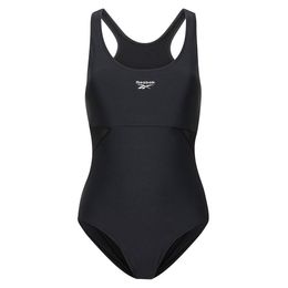 Reebok Badeanzug "Lacy" in Schwarz - 51% | Gr&ouml;&szlig;e L | Damen-bademode