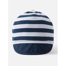 Reima Wende-Cap "Kilppari" in Dunkelblau/ Wei&szlig; - 19% | Gr&ouml;&szlig;e 52-54 cm | Kindermuetzen