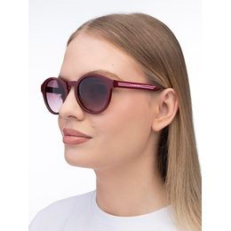 Lacoste Damen-Sonnenbrille in Rot/ Rosa - 71% | Gr&ouml;&szlig;e 50 | Damen-brillen