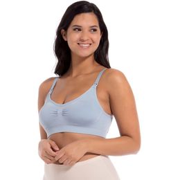 MAGIC BODYFASHION Still-BH "Mama Comfort Nursing Bra" in Hellblau - 39% | Gr&ouml;&szlig;e XXL | Baby-still-bhs