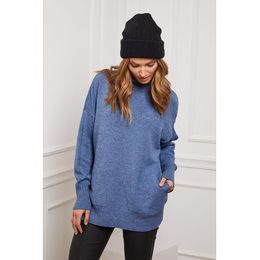 So Cachemire Rollkragenpullover "Kaboul" in Blau - 72% | Gr&ouml;&szlig;e M | Damen-pullover-cardigans
