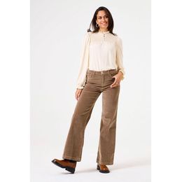 Garcia Bluse in Beige - 78% | Gr&ouml;&szlig;e L | Damen-blusen