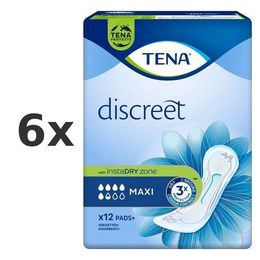 Essity Germany GmbH 6x Tena Lady Discreet Inkontinenz Einlagen maxi 12 St