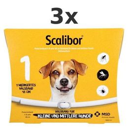 3x Scalibor Protectorband 48 cm f&uuml;r kleine bis mittelgro&szlig;e Hunde 1 St