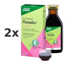 Salus 2x Floradix mit Eisen L&ouml;sung zum Einnehmen 250 ml