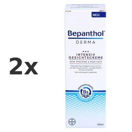 BAYER 2x Bepanthol Derma Intensiv Gesichtscreme 50 ml