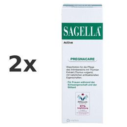 2x Sagella active Pregnacare Waschlotion 250 ml