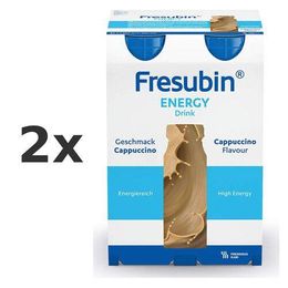 Fresenius 2x Fresubin Energy Drink Cappuccino Trinkflasche Set 4 St