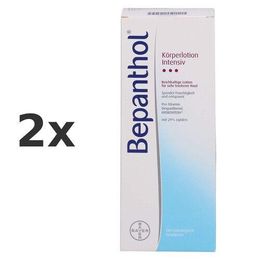 BAYER 2x Bepanthol Intensiv K&ouml;rperlotion Spenderflasche Set 400 ml