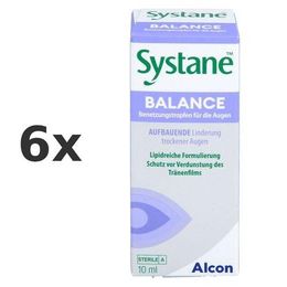 6x Systane Balance Benetzungstropfen f&uuml;r die Augen 10 ml