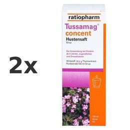 ratiopharm 2x Tussamag concent Hustensaft 30,2 g/100 ml Sirup 100 ml