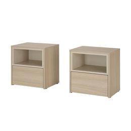 H&ouml;ffner Nachtkommoden 2-er Set Villa &brvbar; Ma&szlig;e (cm): B: 45 H: 45,9 T: 37.0 &raquo; H&ouml;ffner