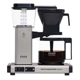 Moccamaster KBG Select Filterkaffeemaschine, mattsilber