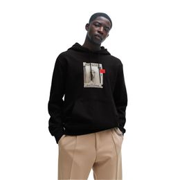 Hugo - Kapuzenpullover f&uuml;r Herren, Baumwolle (Schwarz)