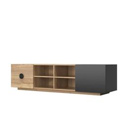 H&ouml;ffner TV-Lowboard LED-Beleuchtung Quint holzfarben Ma&szlig;e (cm): B: 180 H: 47 &raquo; H&ouml;ffner