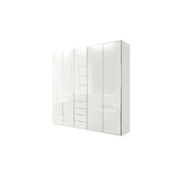 H&ouml;ffner Kleiderschrank Velua 2 &brvbar; wei&szlig; &brvbar; Ma&szlig;e (cm): B: 250 H: 216 T: 58.0 &raquo; H&ouml;ffner