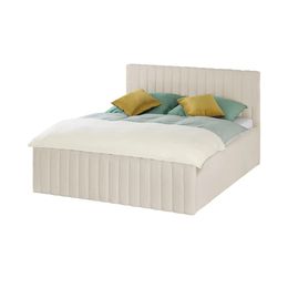 H&ouml;ffner Polsterbett inklusive Bettkasten Beckley &brvbar; creme &brvbar; Ma&szlig;e (cm): B: 201 H: 112 &raquo; H&ouml;ffner