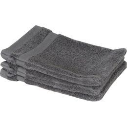 Sch&ouml;ner Wohnen Kollektion SCH&Ouml;NER WOHNEN Kollektion Waschhandschuh 3er-Set &brvbar; grau &brvbar; Ma&szlig;e (cm): B: 16 H: 0,5 &raquo; H&ouml;ffner